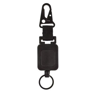 China Deyi Badge Reel Outdoor Metal Carabiner Knife buckle Heavy Duty Retractable for sale