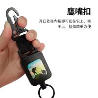 China Deyi Badge Reel Outdoor Metal Carabiner Knife buckle Heavy Duty Retractable for sale