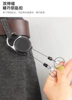 China Deyi Badge Reel Carbon Fiber ID With Badge Strap And Key Ring for sale