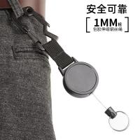China Deyi Badge Reel Metal Carabiner Key Ring for Fishing Cycling Hiking Outdoors for sale