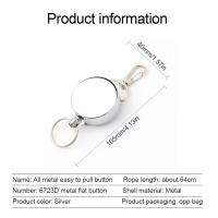 China Deyi 60cm Metal Cord Badge Reel for sale