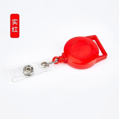 China Deyi Badge Reel Outdoor Retractable ID Badge Holder Reels Swivel Alligator Clip for sale