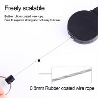China Deyi Badge Holder Reel Heavy Duty Retractable Keychain Retractable Clip Swivel for sale