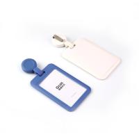 China Deyi Easy Pull Buckle Plastic Lanyard Card Holder for sale