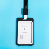 China Deyi ID Card Holder Metal Crafts Plastic Material for sale