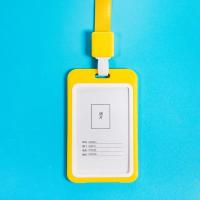 China Deyi ID Card Holder Metal Crafts Plastic Material for sale