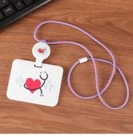 China Deyi Custom Hospital Lanyard Card Holder Essential for Healthcare Workers for sale