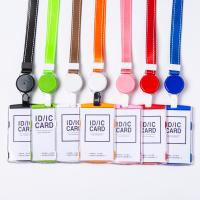 China Securely Hold Cards with Deyi Assorted Color Lanyard Card Holder for sale