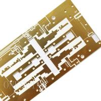 China High Frequency Rogers Duroid 6010 0.635mm 2 Layer Custom PCB Maker for sale