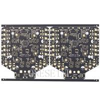 China 6 Layer Black Solder Mask Drone FR4 PCB Board 0.6mm Thickness for UAV for sale