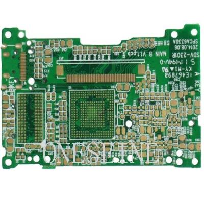 China 6 Layer FR4 Epoxy PCB Board 1oz Copper HASL Lead Free 12x17cm for sale