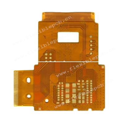 China 2 Layer GPS Flex PCB Stackup 0.14mm Thickness 20um Copper Flex Circuit Design for sale