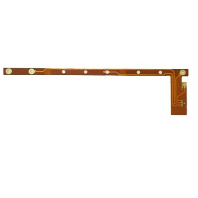 China Double Sided FPC Flex PCB Immersion Gold Thick Copper 270mm x 66mm for sale