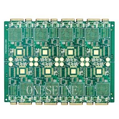 China 8 Layer Gold Finger 5U Immersion Gold 370hr FR4 High Tg PCB 180x320mm for Household Appliance for sale