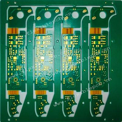 China Rigid Flex PCB for Bluetooth Earphones 1.6mm Thickness Polyimide Soft Hard Combination Board for sale
