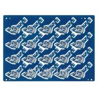 China Rogers 4350 0.762mm 4 Layer Blind Hole HDI PCB Board for Secure Key Bank for sale