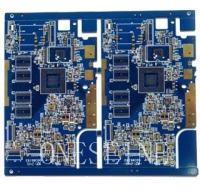 China 4 Layer Blue HDI PCB Arduino Uno Board 225x150mm Immersion Gold for sale
