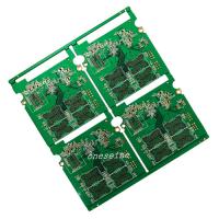 China Six Layer FR4 PCB Board 1.6mm Immersion Gold for Solid State Drive SSD for sale
