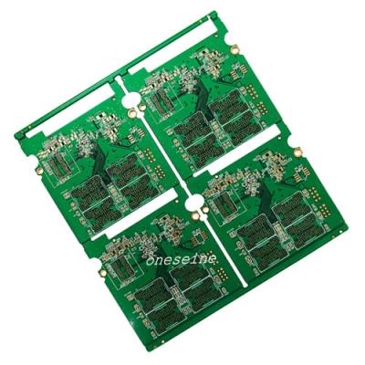 China Six Layer FR4 PCB Board 1.6mm Immersion Gold for Solid State Drive SSD for sale