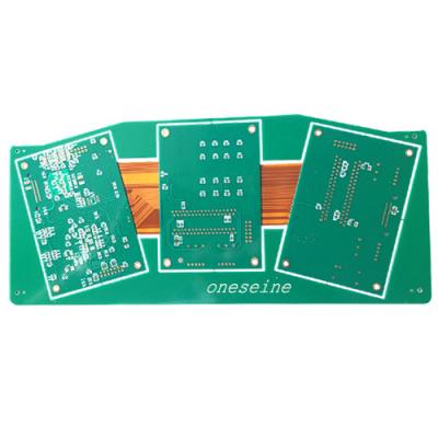 China 8-Layer Polyimide Rigid Flex PCB 0.13mm Thickness ENIG Surface Finish for sale