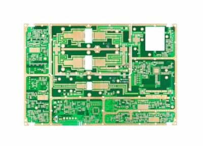 China Customized PCB Solder Mask Green RoHS Compliant 0.2mm Minimum Hole Spacing Lead Free for sale