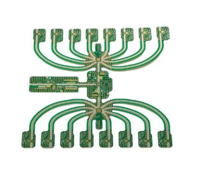 China 0.2-3.5mm Thickness High Frequency PCB 6 Layer Rogers Material Yellow Solder Mask for sale