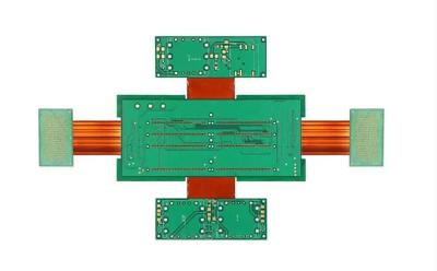 China Immersion Gold Rigid Flex PCB 52L ±0.25mm Tolerance 0.1mm Trace Width Spacing for sale