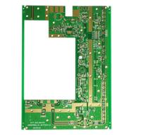 China High TG PCB 6 Layer 0.2mm-3.2mm Thickness Thermally Enhanced FR4 Yellow Silkscreen for sale