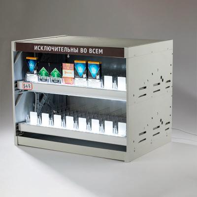 China Satom Customized Cigarette Rolling Machine Leaf Tobacco Display Rack for sale