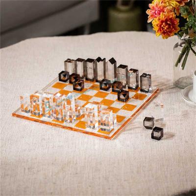 China Personalized Gifts Chess Board Game Set Acrylic for sale