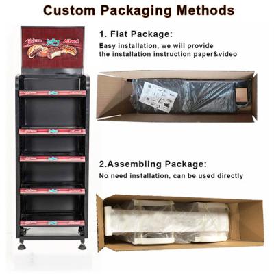 China High quality aluminum metal bakery bread display storage rack metal bread basket shelf display case for sale