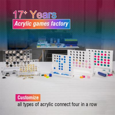 China Giant Outdoor  Cutsom Colorful Acrylic Connect 4 Game for sale