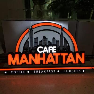 China Satom Customize Coffe Drink Brand Indoor Neon Signs Light for sale