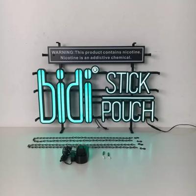 China Satom Tobacco Cigartte Brand Lighting Neon Sign for sale
