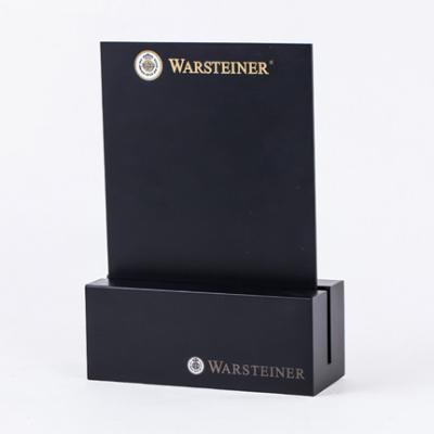 China Brand Advertising Luxury Acrylic Table Display Menu Insert Stands Tabletop Display for sale