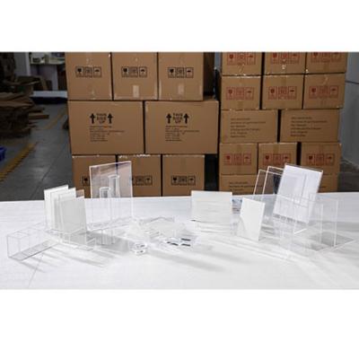 China 17 Years Original Factory A4 A5 A6 Series Acrylic / Plastic / Perspex / Plexiglass Sign Holder Wholesale for sale