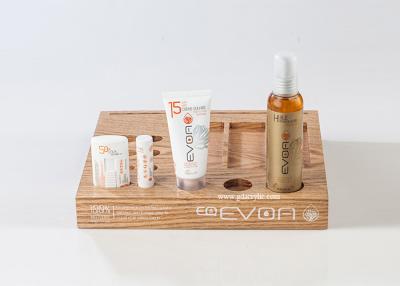 China Solid Wood Smooth Surface For Natural Skin Care Cosmetic Makeup Organizer for sale