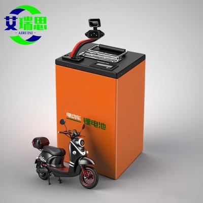 China Deep Cycle BMS Lithium Battery 48V 60V 72V 30Ah 50Ah 100Ah Electric Vehicle Battery for Forklift Tricycle for sale