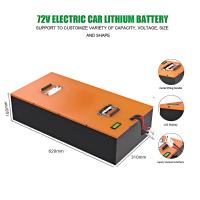 China 72V 180Ah Lithium Battery Pack Metal Waterproof Housing 72V Li Ion Batteries With Smart BMS for sale