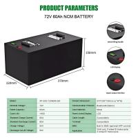 China Customizable 72V Lithium Ion Golf Cart Battery 20Ah 30Ah 40Ah 45Ah 50Ah 60Ah for sale