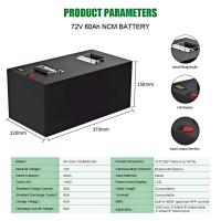 China 3 Wheel Electric Tricycles Batteries 51.2v 60v 72v Rechargeable Lithium Ion Battery for sale