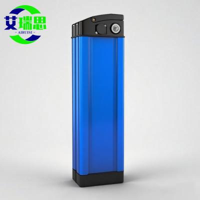China Electric Bicycle E Bike Battery Silver Fish 24v 36v 48v 10ah 15ah 20ah 25ah Ebike Lithium Battery Pack for sale
