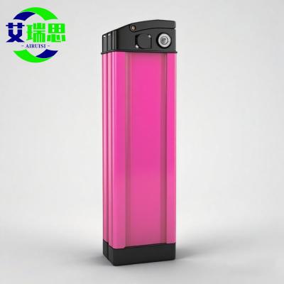 China Lithium Ion 36v 10ah 13ah 16ah 17.5ah 18650 Electric Bicycle Battery Silver Fish Power Battery for sale