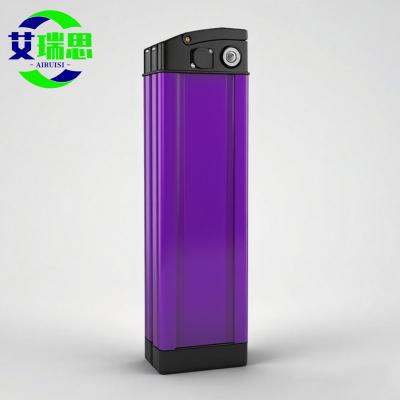 China Silver Fish Battery Electric Bicycle Battery 36V13AH BMS20A 2A Charger Black Color Fit for Scooter Battery for sale