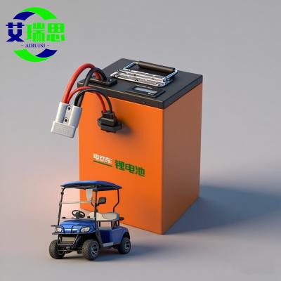 China Smart Electric Golf Cart Battery Pack 12V 24V 48V 100Ah 200Ah Lifepo4 Lithium Battery for sale