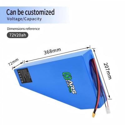 China 48V 52V 60V 72V Lithium Ion Pack Electric Bike Ebike Batteries Bicycle Triangle Battery for sale