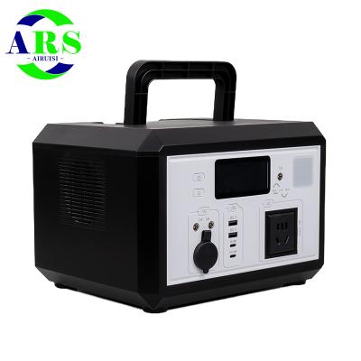China 500W Solar Portable Power Stations 14.8V 30ah Rechargeable Power Pack For Camping / Home / Outdoor for sale