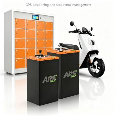 China 48V 60V 72V electric motorcycle battery packs with rental management system suitable for Aimiko U2 electric bicycles for sale