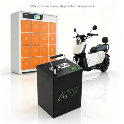 China 48V 60V 72V electric motorcycle battery packs with rental management system suitable for truckbike U2 electric bicycles for sale