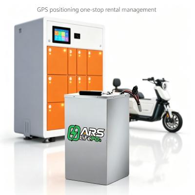China 48V 60V 72V electric motorcycle battery packs with rental management system suitable for Eltreco U2 electric bicycles for sale